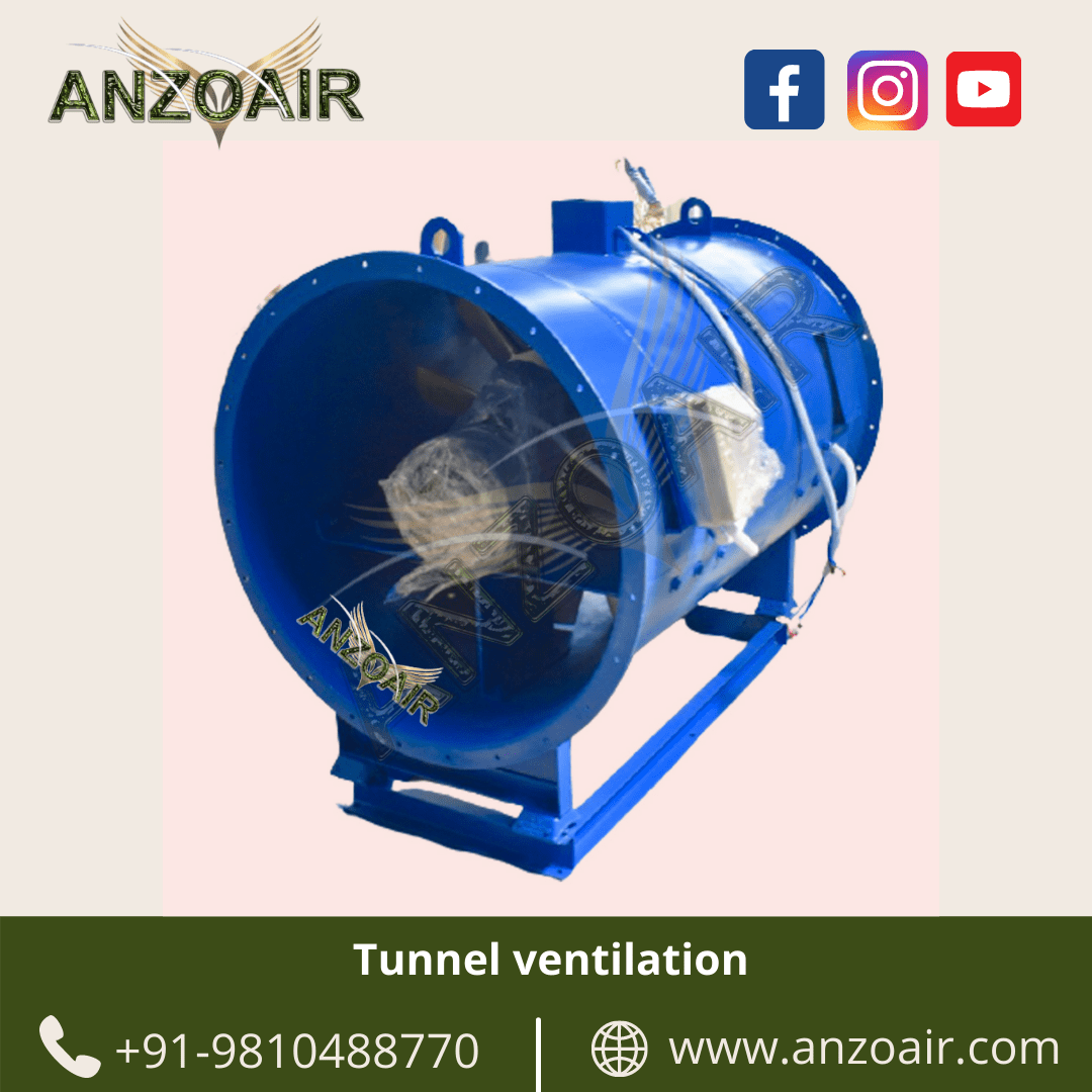 Tunnel Ventilation Fan Solutions in india | Anzo Air