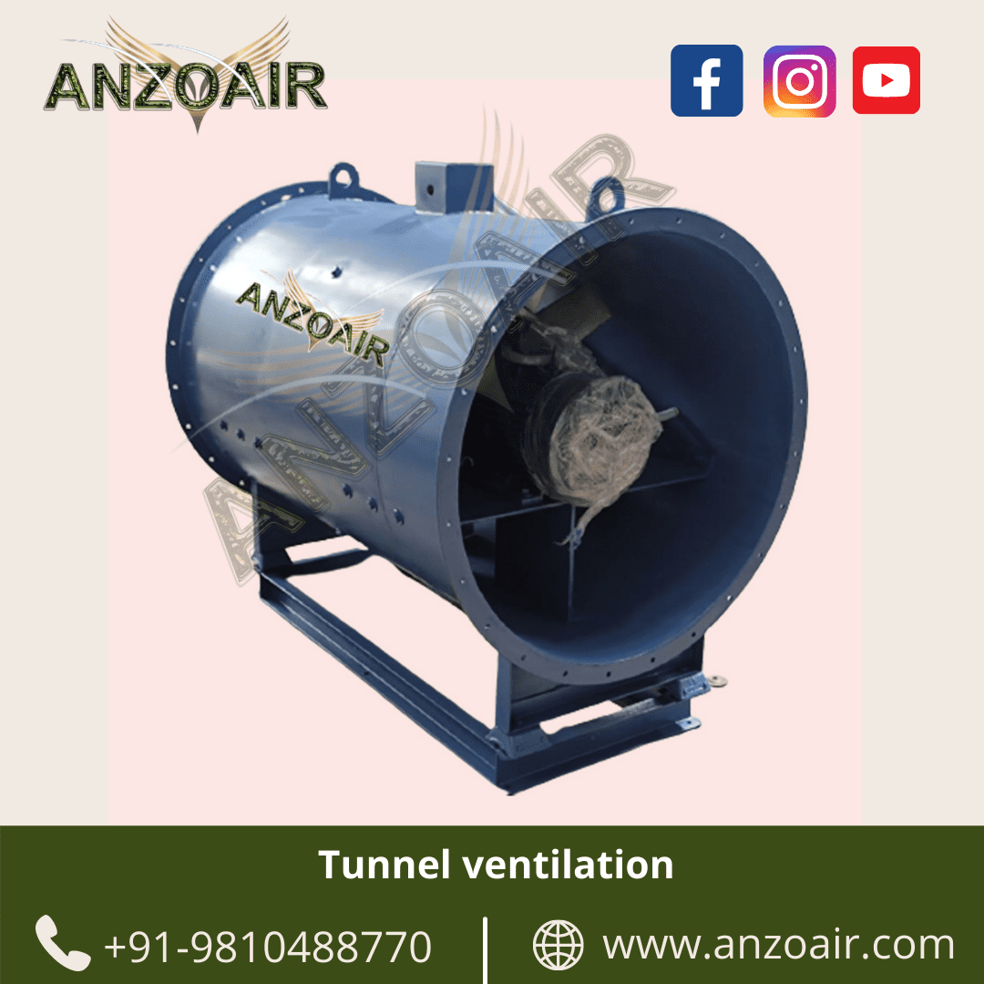 Tunnel Ventilation Fan Solutions in india | Anzo Air